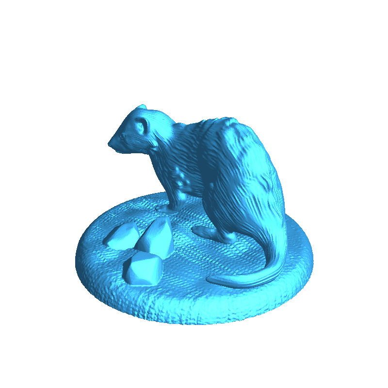 Characters & Creatures STL Download - Ferret Casualby M3DM