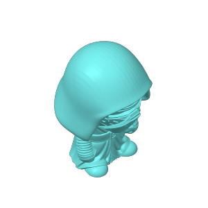 3D Printer Files | 3MF File | Mini KYLO REN Figurine | Creality Cloud