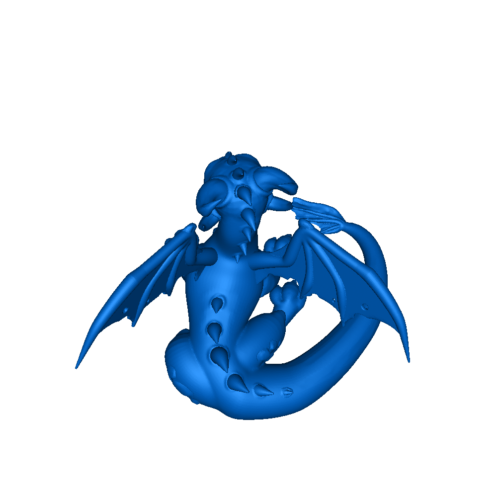 Free Characters & Creatures STL Download - Baby Dragon (Draco)by Mr ...