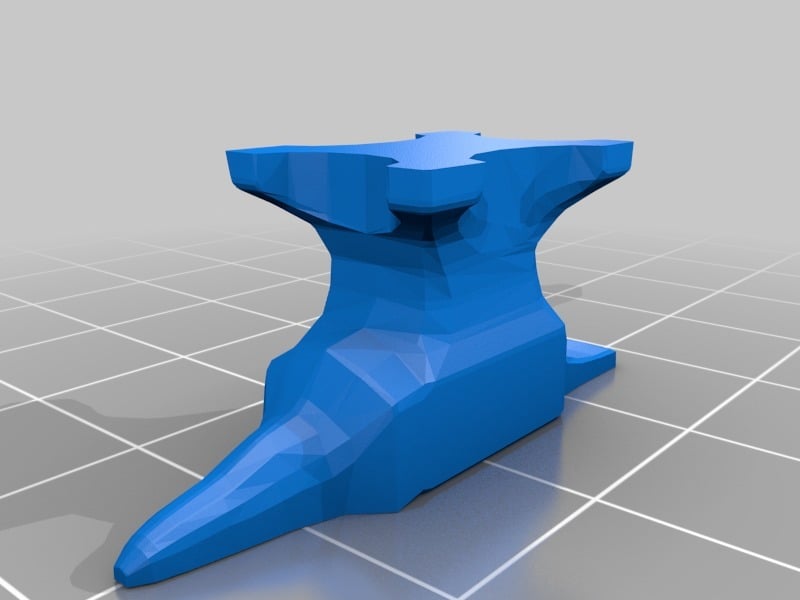 3D Printer Files | 3MF File | Anvil and stand (1:18 scale) | Creality Cloud