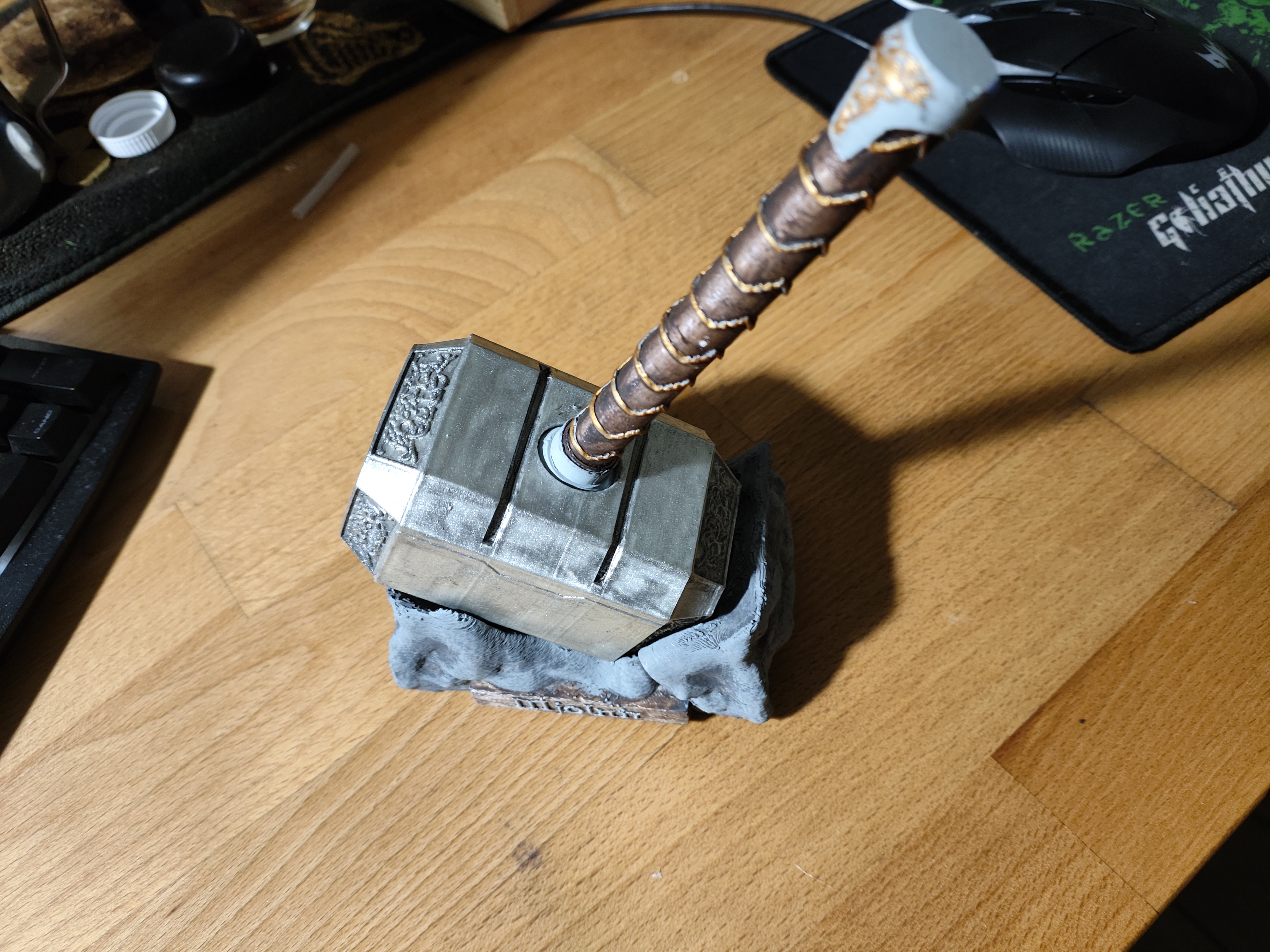 For my Thor Pen 3D print, inspired by the mighty Mjolnir, I utilized ...