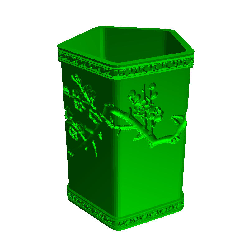 Free Home Decorations & Ornaments STL Download - غصن مع ورودby Sajad ...