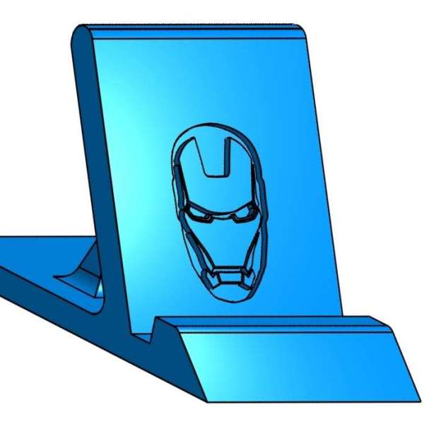 cool iron man mobile stand 3d print