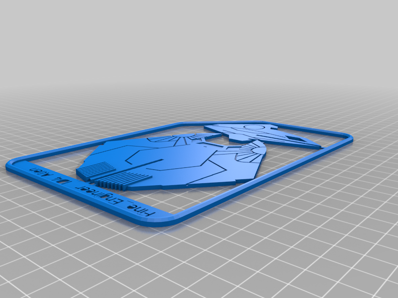 Alien interceptor id4 kit card | 3D models download | Creality Cloud