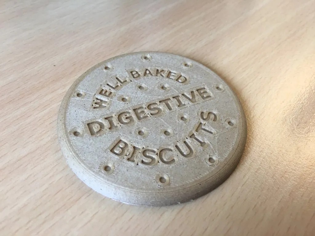 Digital Art STL Download - Digestive Biscuitby Batuu0