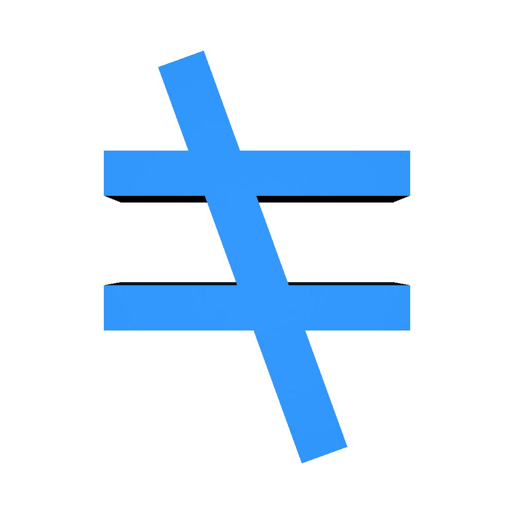 Free Badges & Coins STL Download - not equal and sos signsby petfalcon