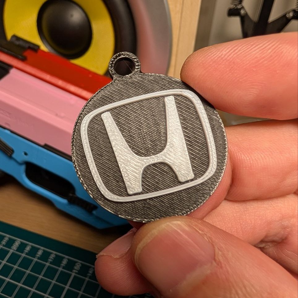 Free Jewelry & Accessories STL Download - Honda Keychain 3D Modelby ...