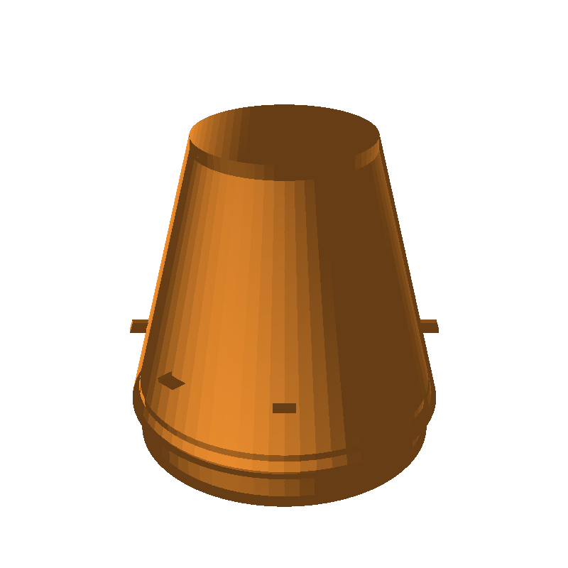 Free Other STL Download - Little Boy Rear Eject Bomb Rocketby AslansMonkey