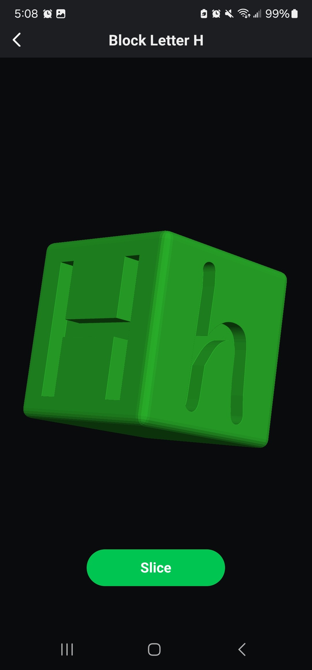 Free Educational Aids STL Download - Block Letter H/hby Hadiki