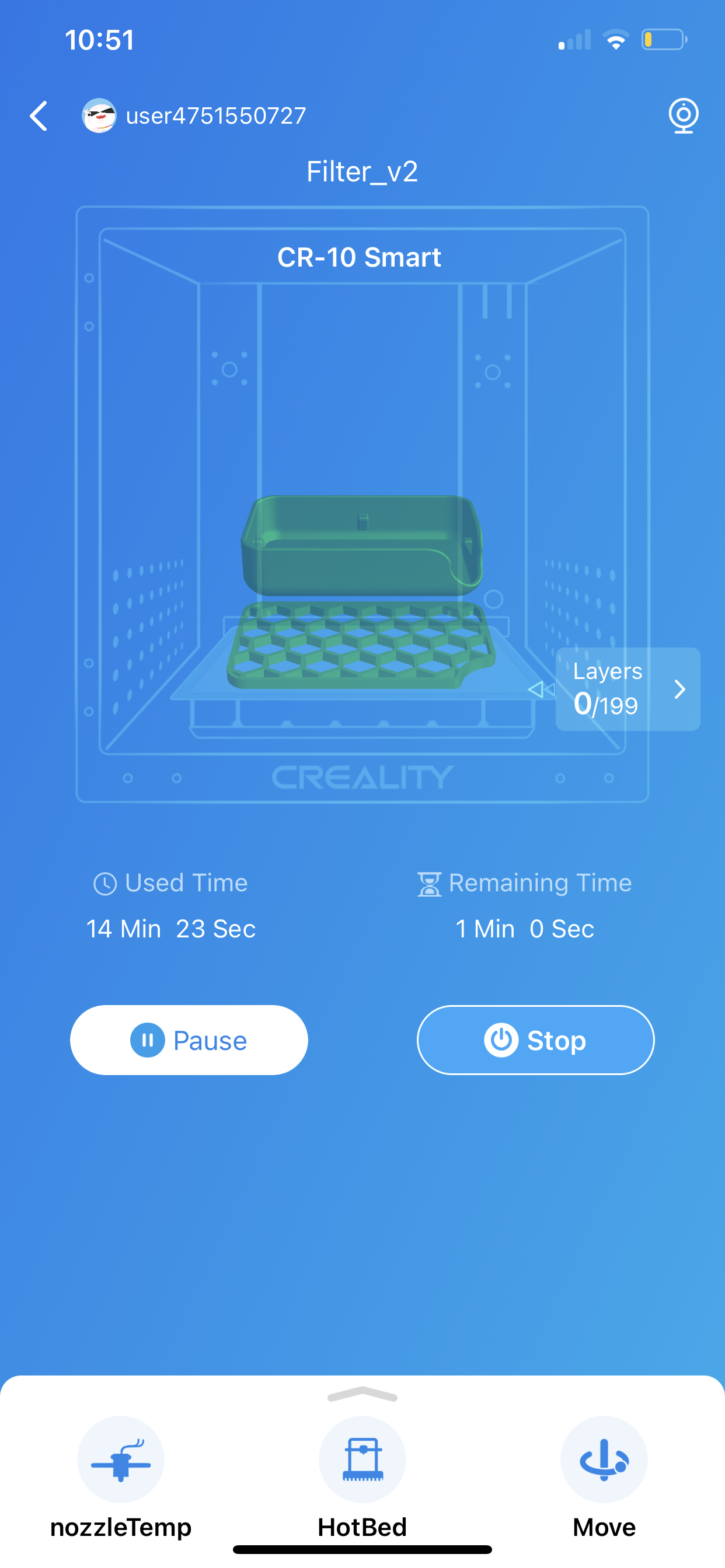 Cool print started | Creality Cloud