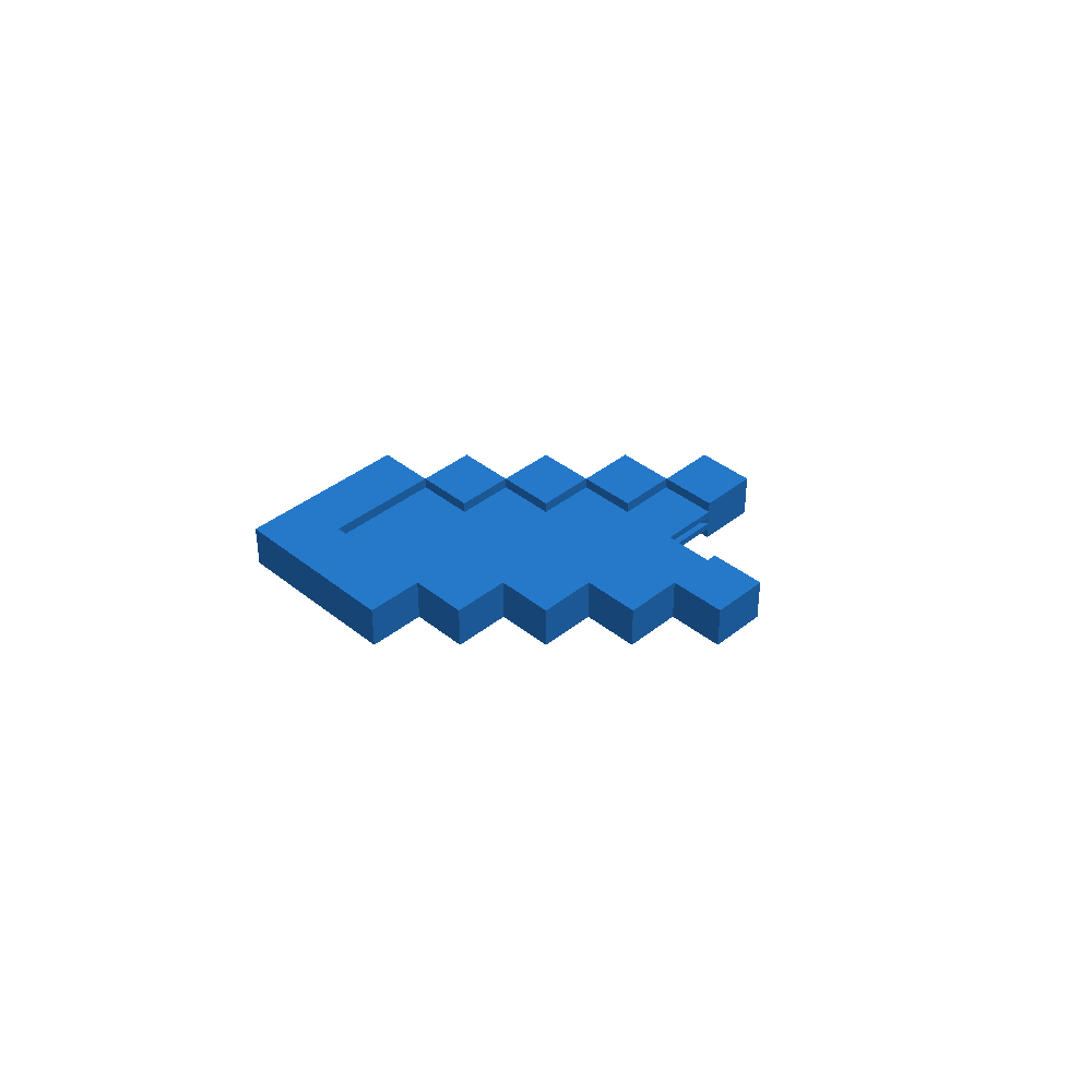 Free Game Props STL Download - Custom Minecraft Sword Piecesby Lash101