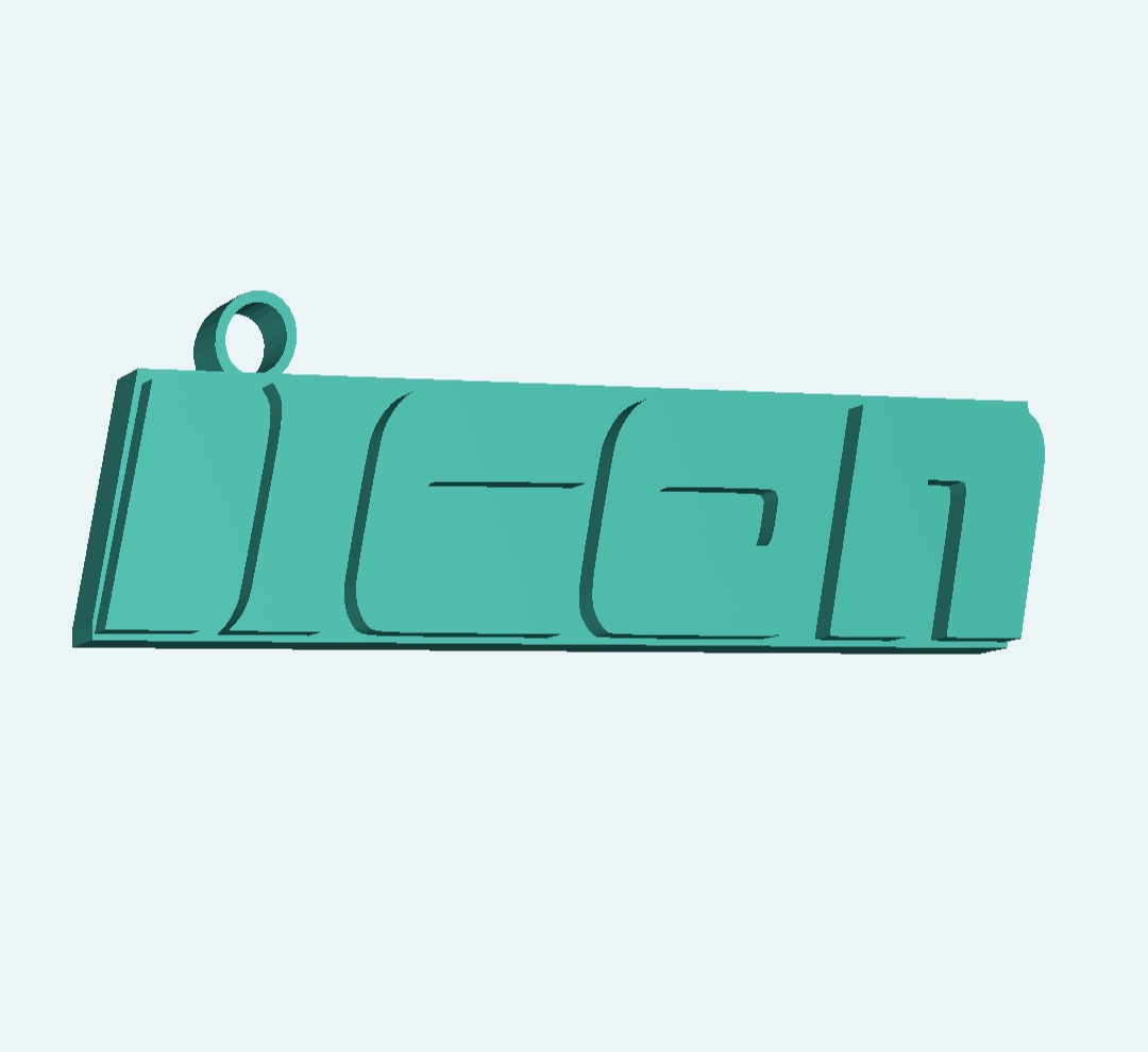 Icon keychain logo | 3D models download | Creality Cloud