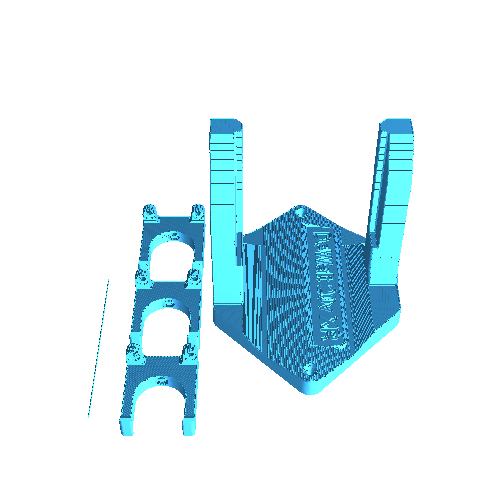 printed 3 pole saw holders for the DeWalt 20v pole saw and a DeWalt 20v ...