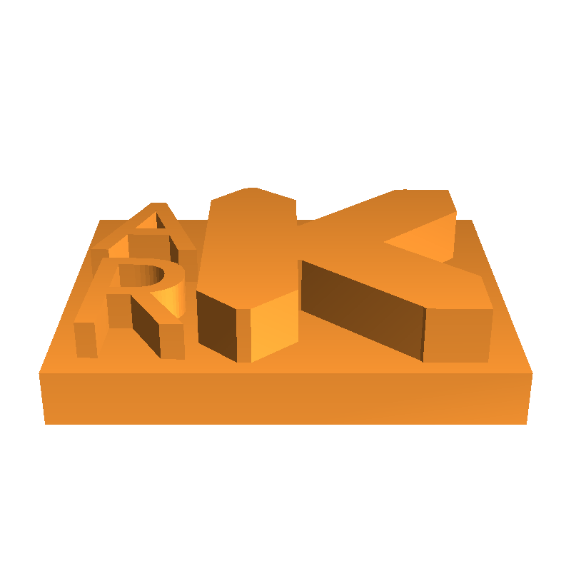 3D Printer Files | 3MF File | ark logo | Creality Cloud