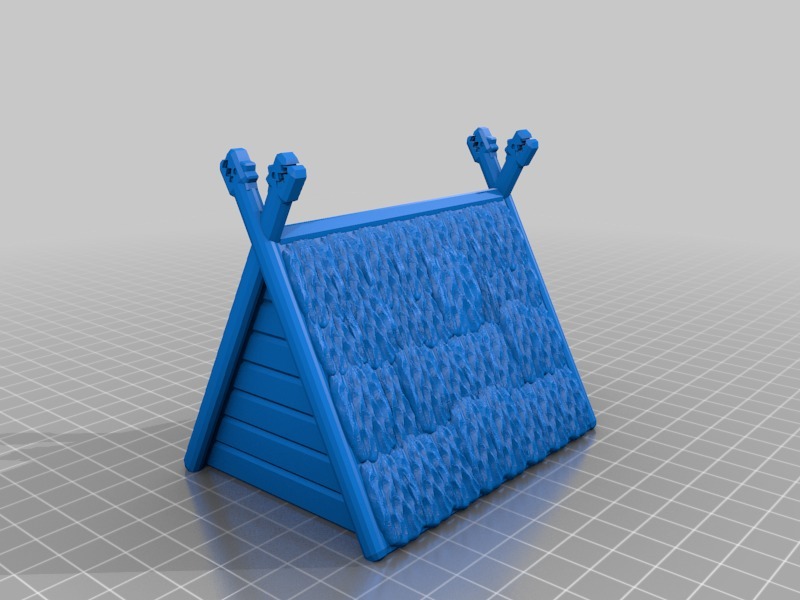 Free Other STL Download - Viking Hut (standard scale)by SMT_M 🦊