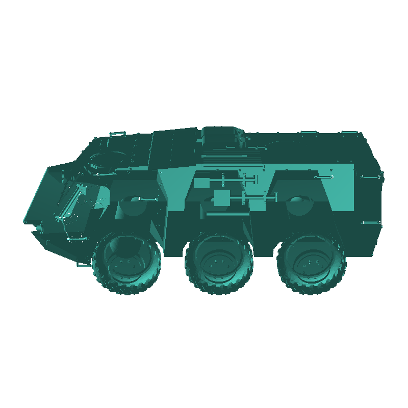 Vehicles & Machinery STL Download - TPz Fuchs 6x6 Bundeswehrby Mil Mod ...