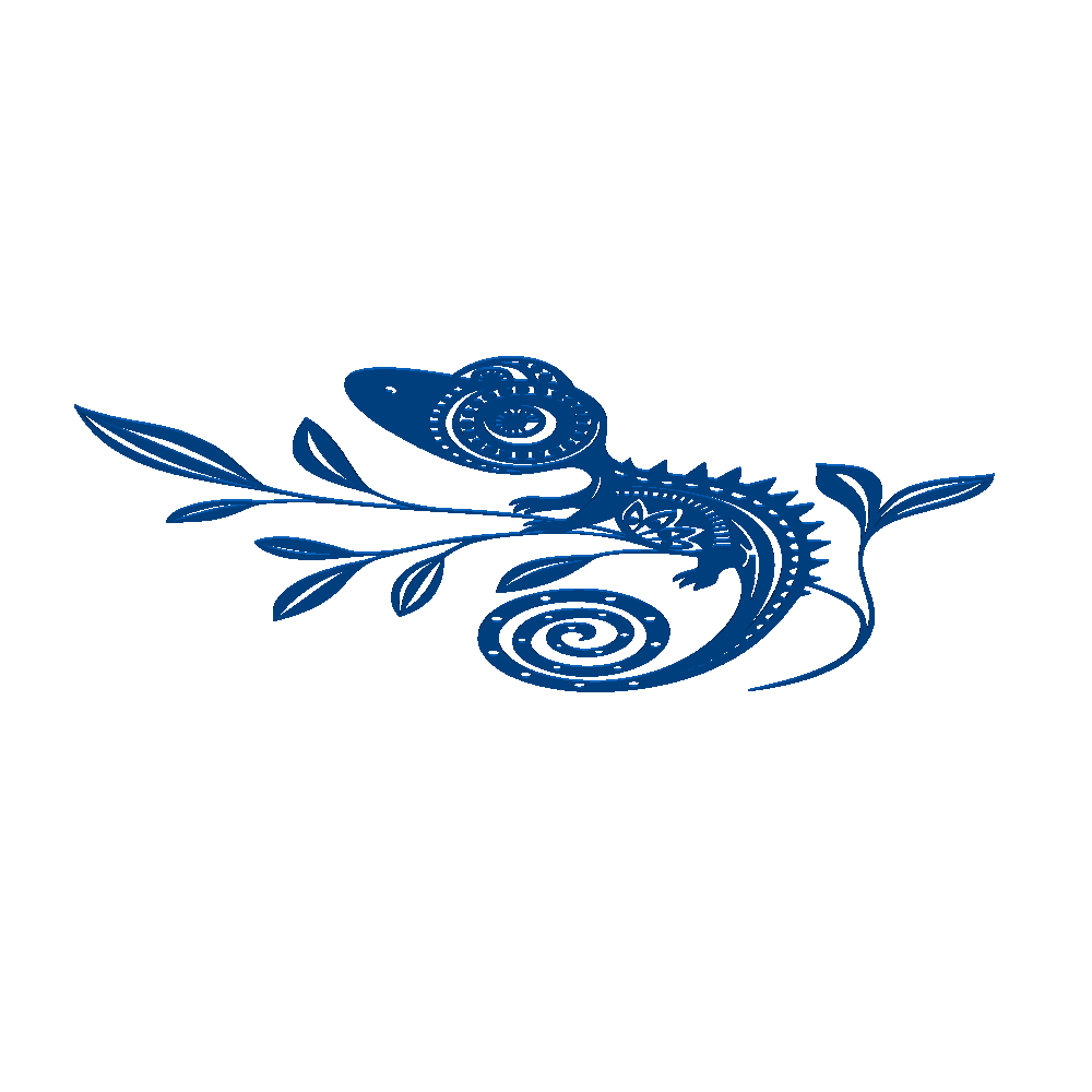 Free Digital Art STL Download - chameleon,,2D wall art or stencil by Jfmbtc