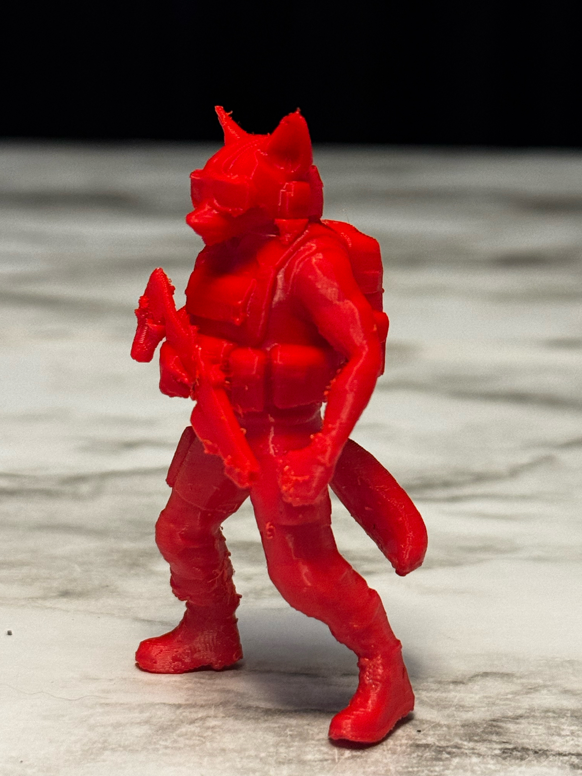 Characters & Creatures STL Download - Tactical foxby Foxtrot007