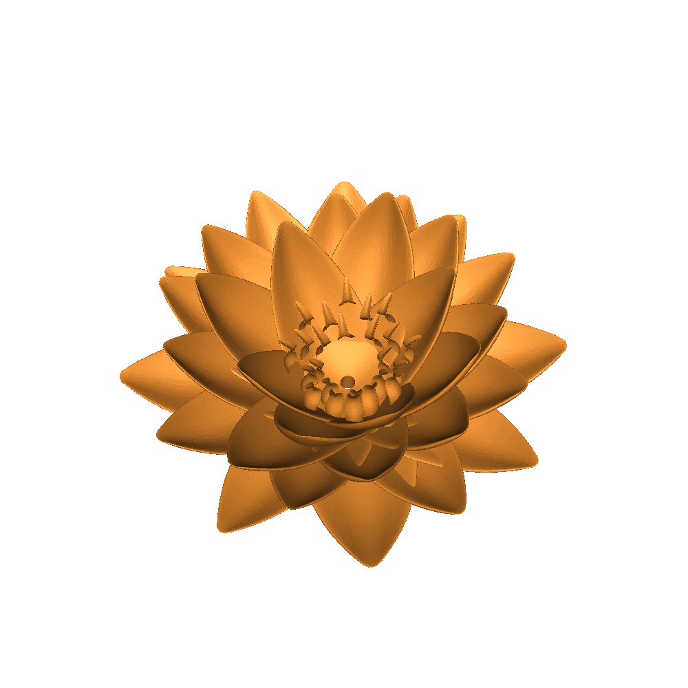 3D Printer Files | 3MF File | Lotus Flower | Creality Cloud