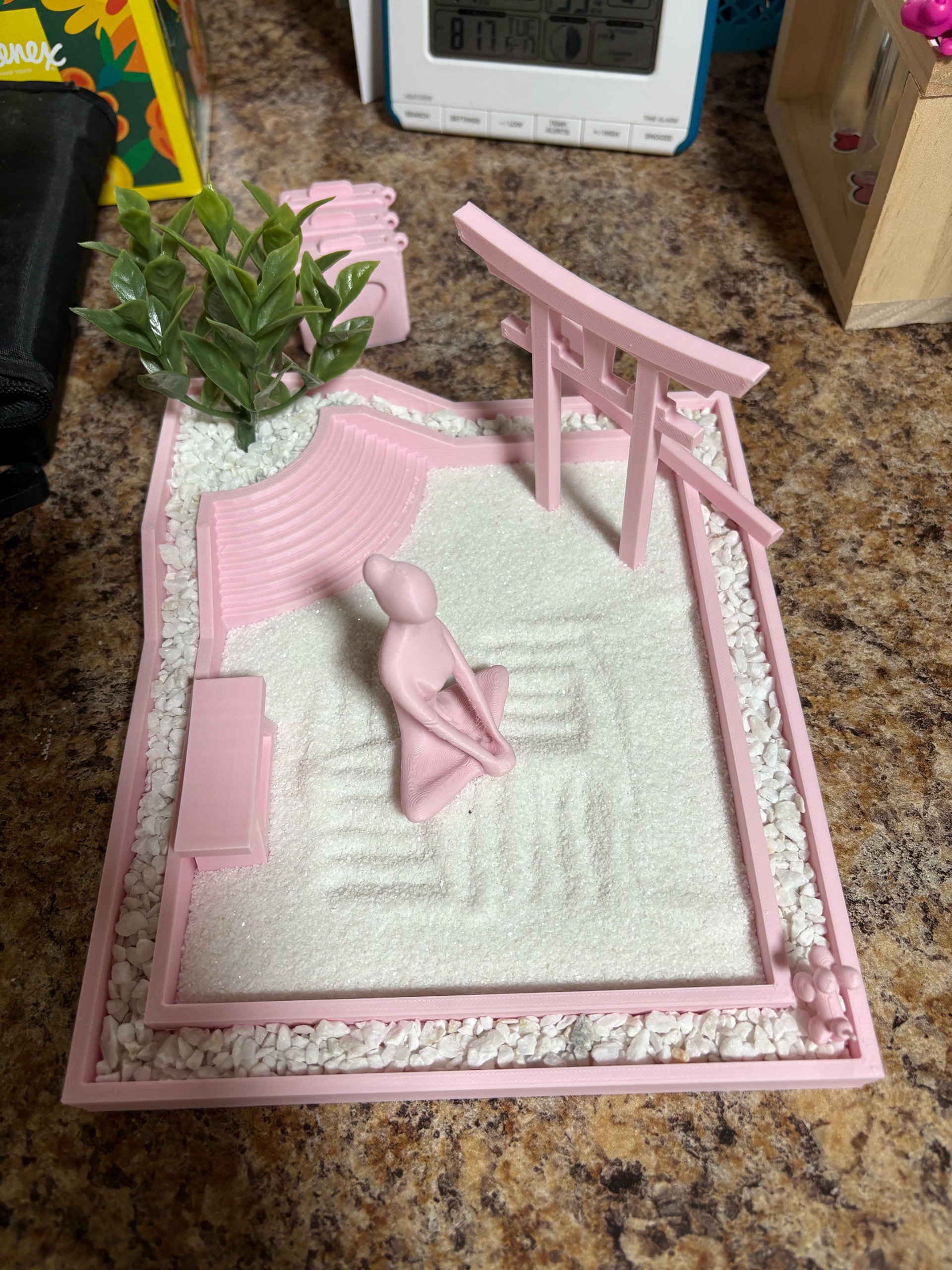 Super cute! Very zen, even in pink. | Creality Cloud