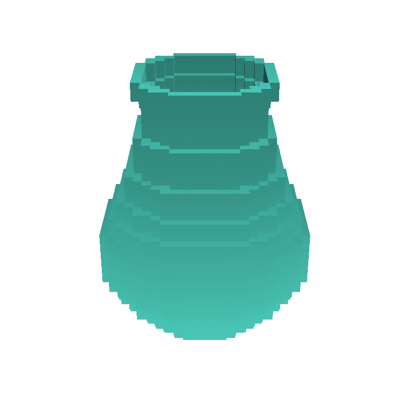 Free Home Decorations & Ornaments STL Download - Pixel Vaseby ...