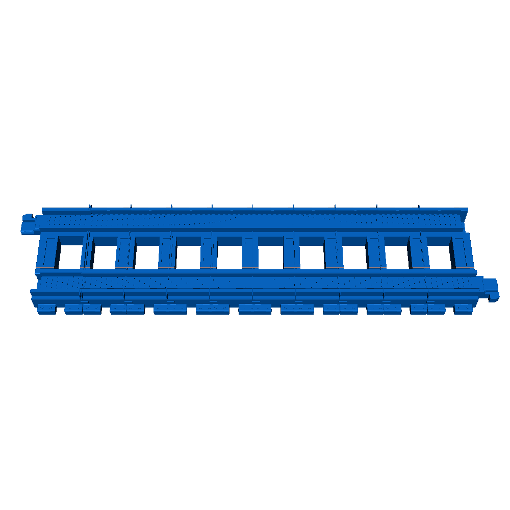 Free Construction Toys STL Download - Thomas track straightby Doyle Looper