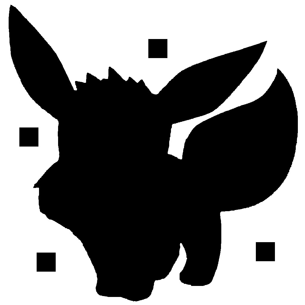 133 Eevee stencil 6+ 2D | 3D models download | Creality Cloud