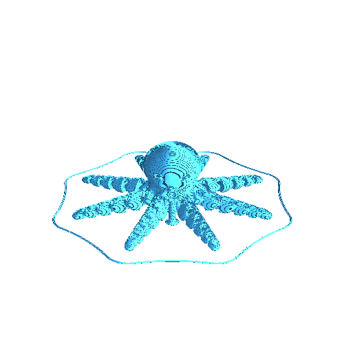 Hello, here is my print of Cute Mini Octopus by McGybeer. What a happy ...
