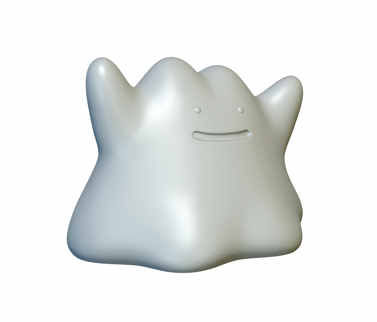 Pokemon Ditto #132 - Ready for 3D Printing! | 3D models download ...