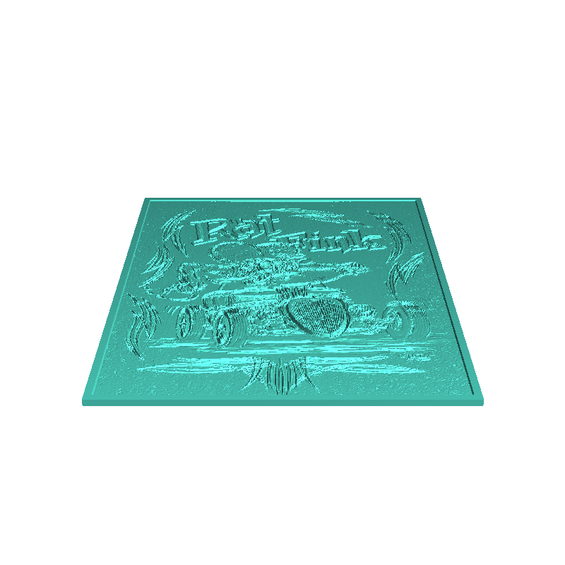 Free Digital Art STL Download - Rat Fink Pin Stripes by Grumbledore