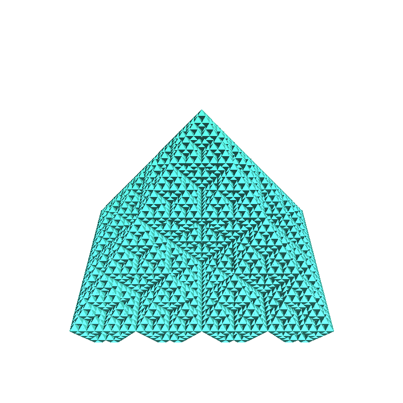 Digital Art STL Download - fractal pyramid v2by Mr3DBeast