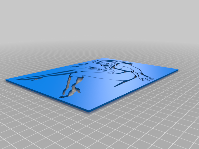 Vampirella stencil 5 | 3D models download | Creality Cloud