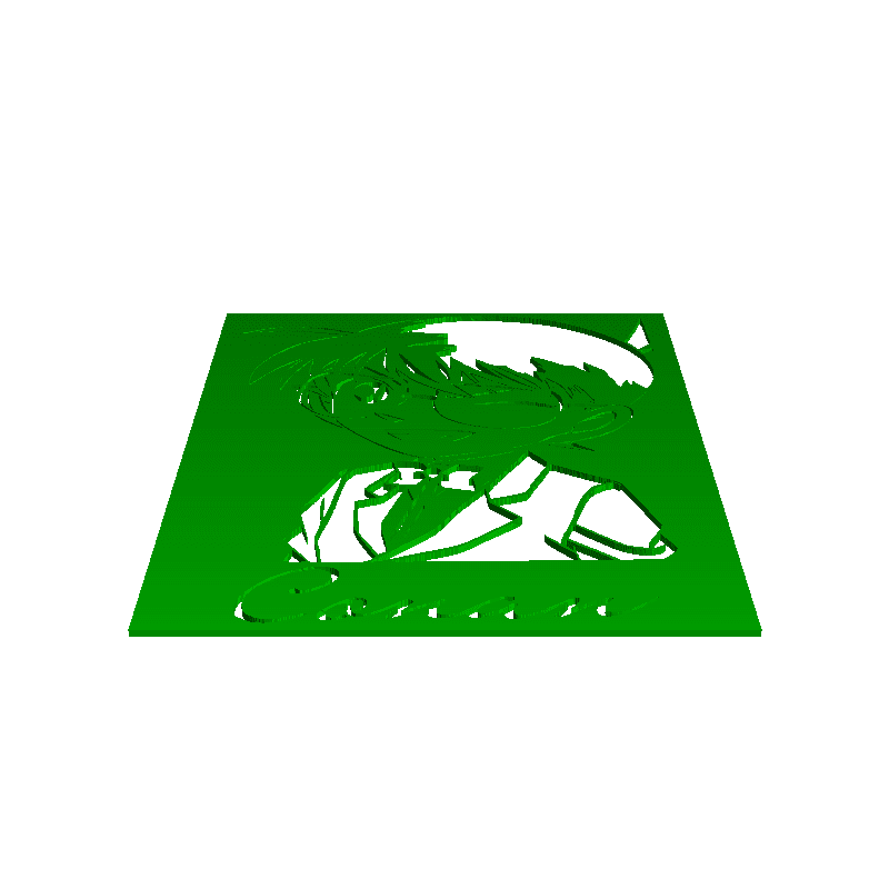 Free Board Games & Card Games STL Download - Conan Edogawa stencil 2by ...