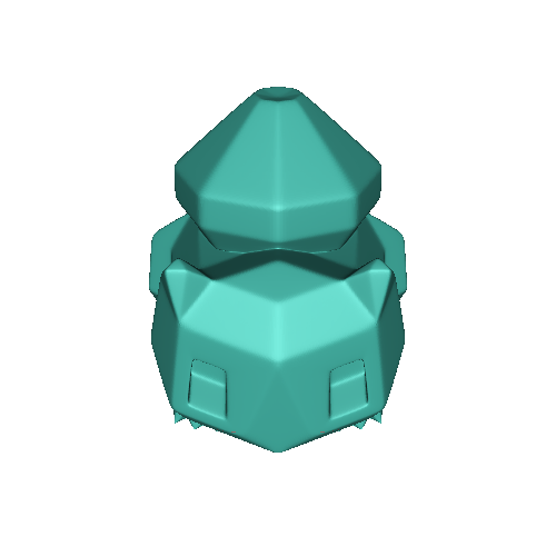 low poly Bulbasaur | 3D models download | Creality Cloud