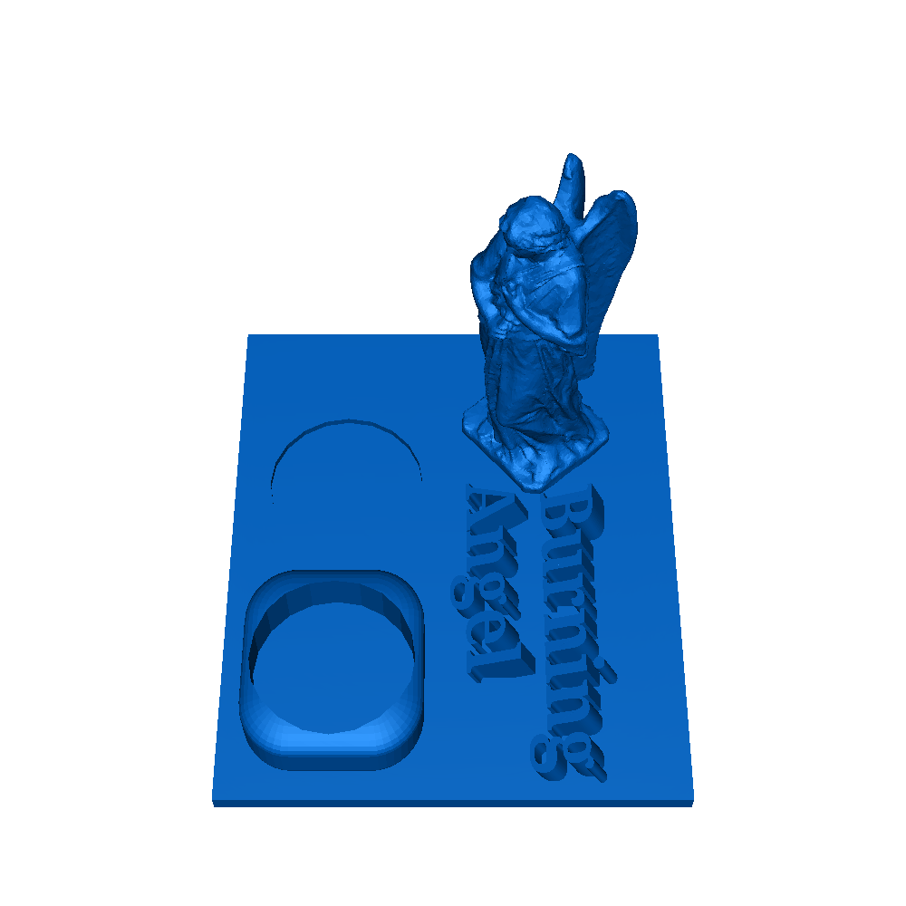 Sculptures & Artworks STL Download - Angel tea lightby 3Dpez