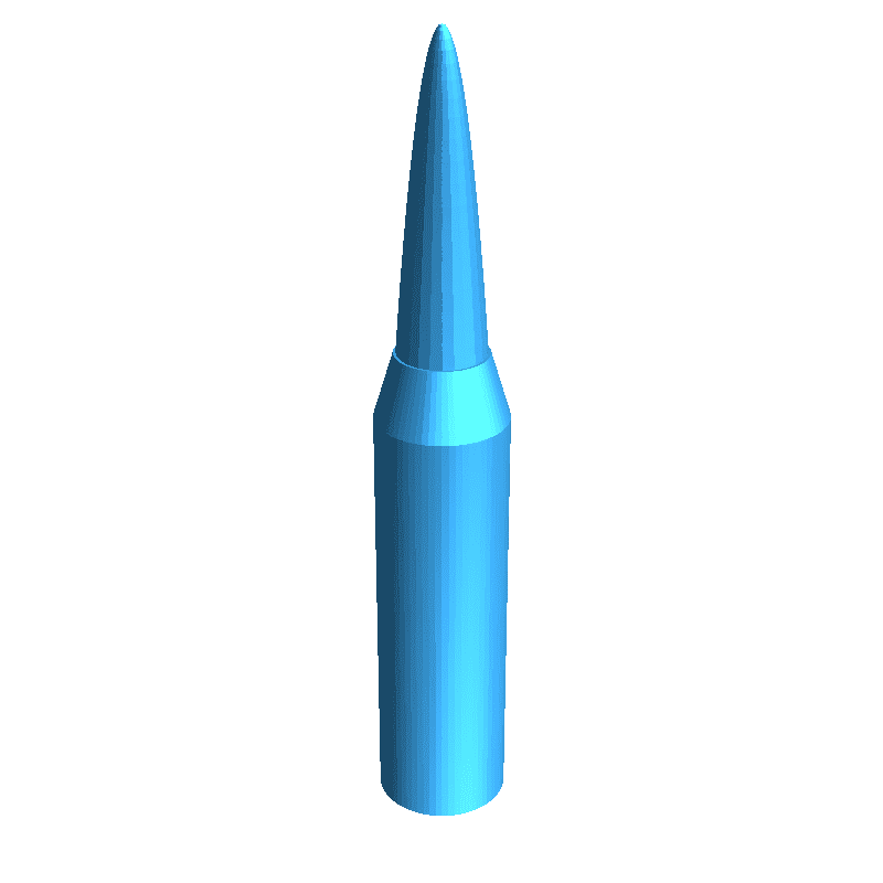 Vehicles & Machinery STL Download - 50 cal. bullet with shellby 3dmaker13