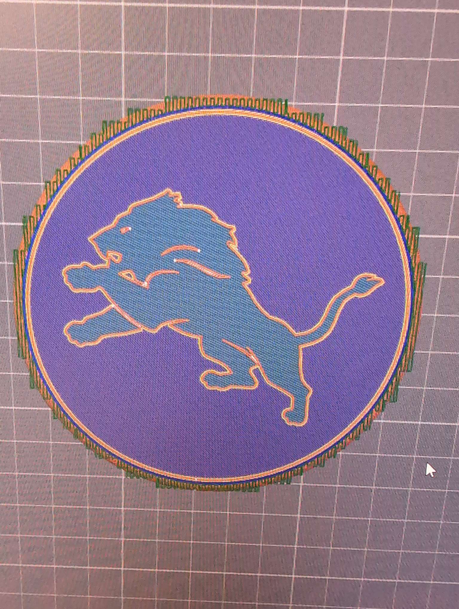 Detroit Lions disc golf mini | 3D models download | Creality Cloud