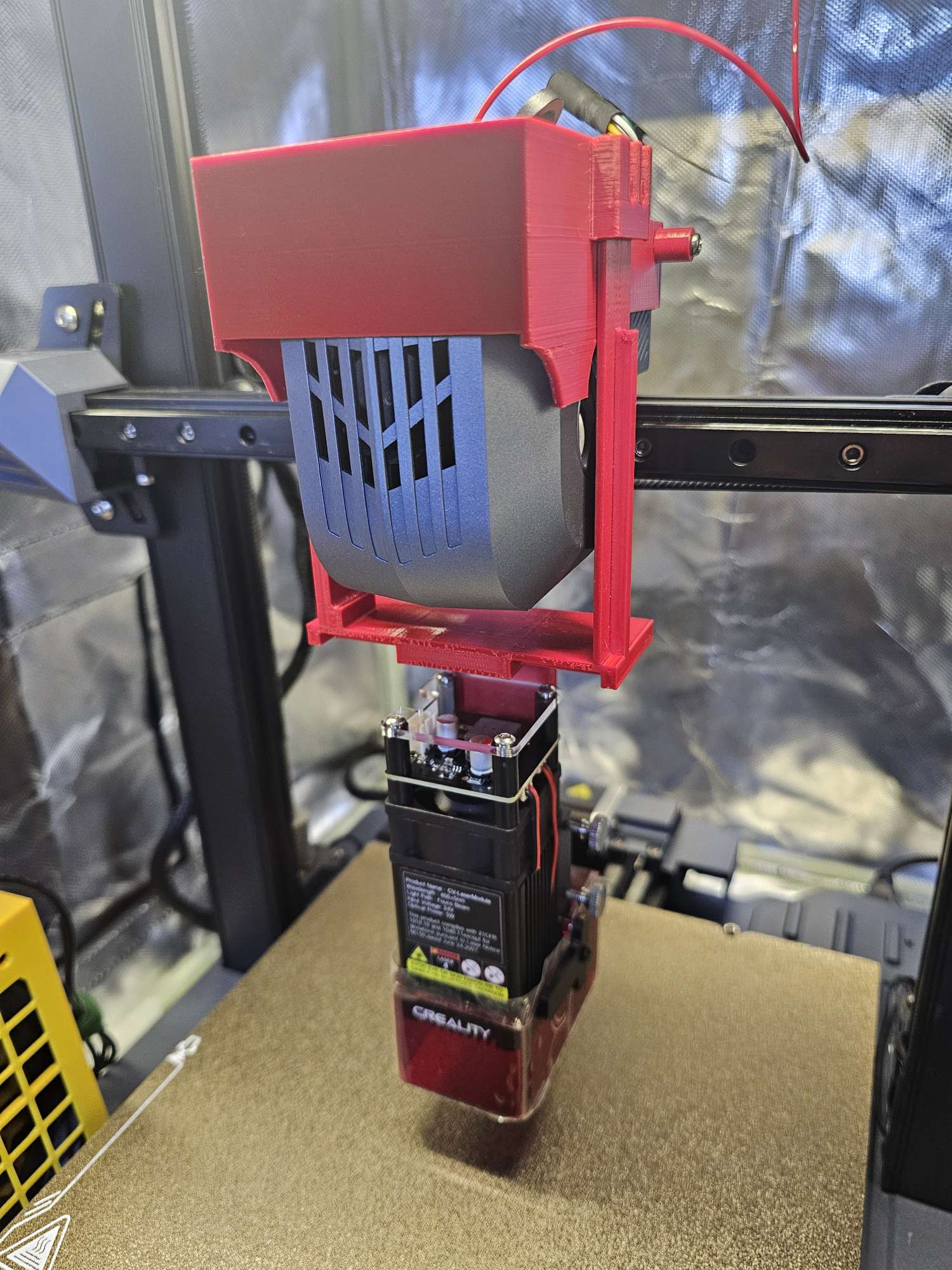 Creality 5w CV Falcon Laser Mount for Creality CR10se | 3D models ...