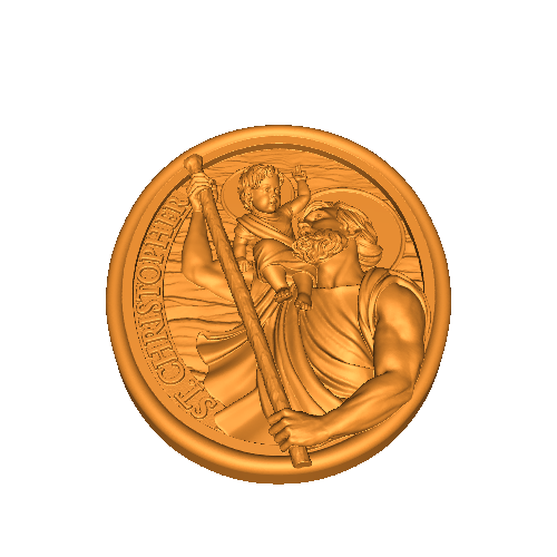 3D Printer Files | 3MF File | St Christopher | Creality Cloud