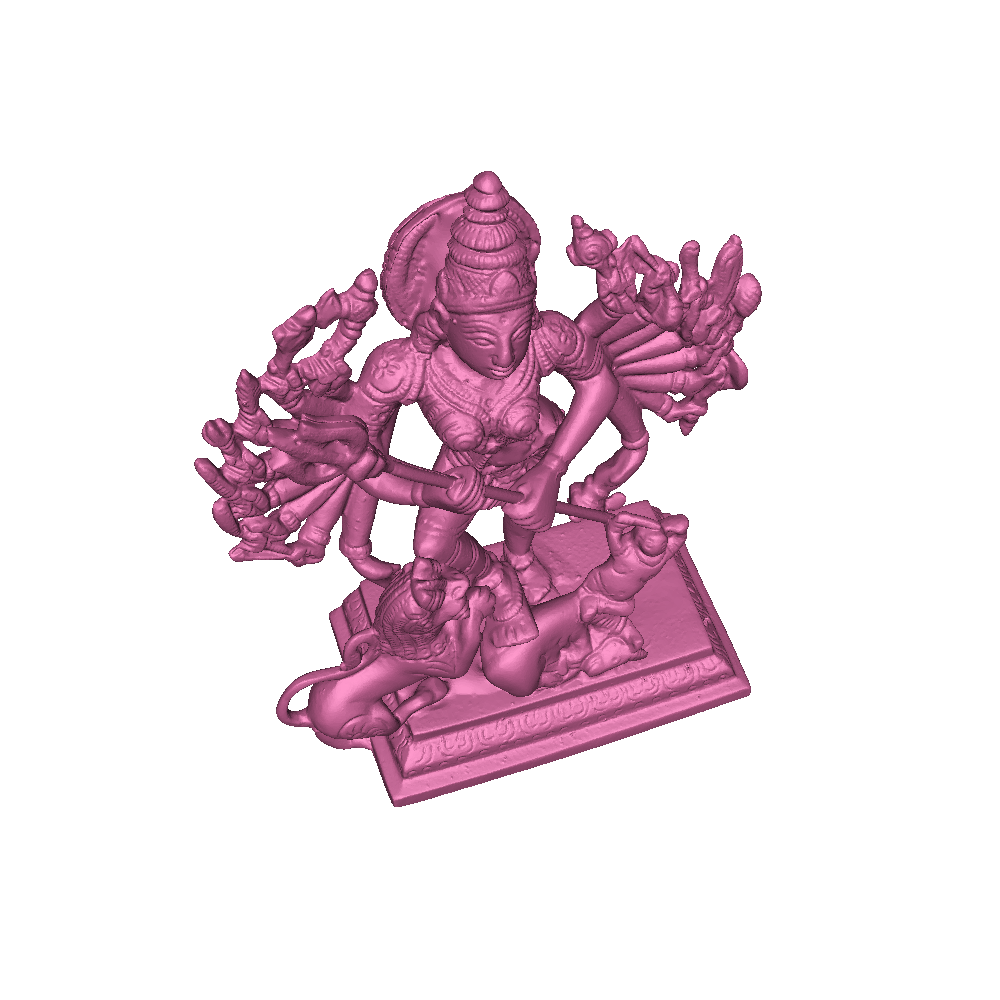 Characters & Creatures STL Descarga - Durga_Slaying_the_Buffalo_Demon ...