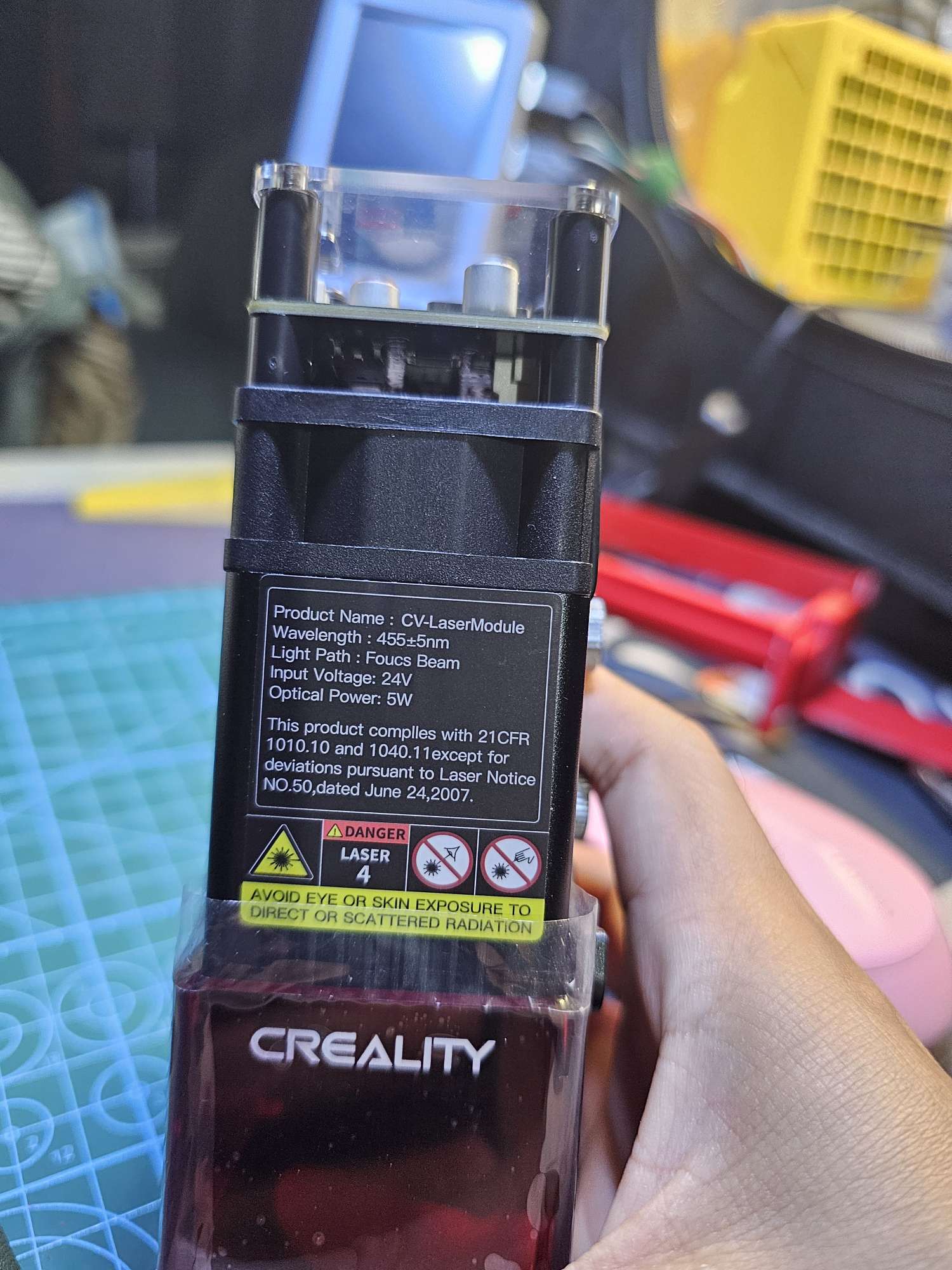 Creality 5w CV Falcon Laser Mount for Creality CR10se | 3D models ...