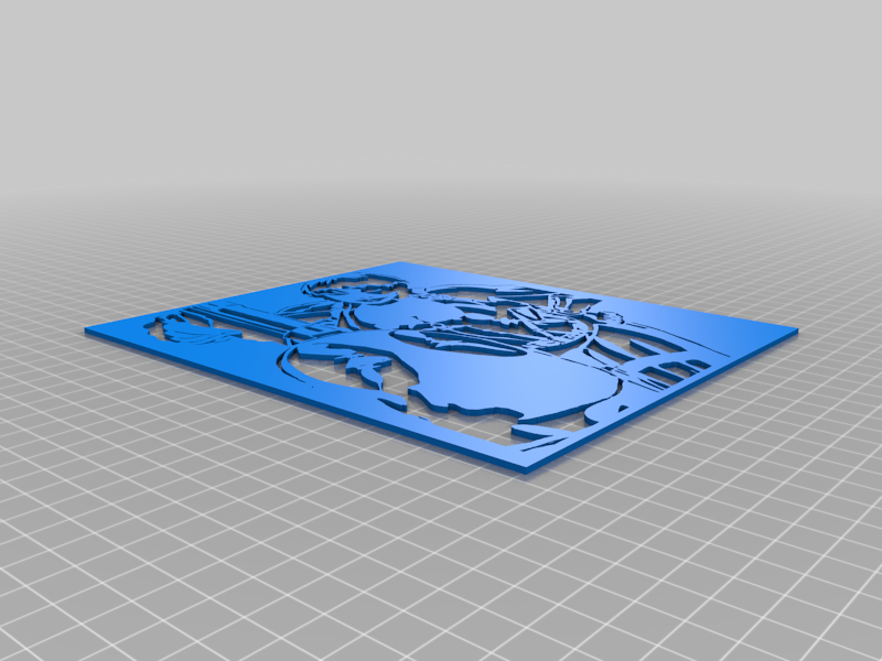 Free Digital Art STL Download - Deadpool and Domino stencilby SMT_M 🦊