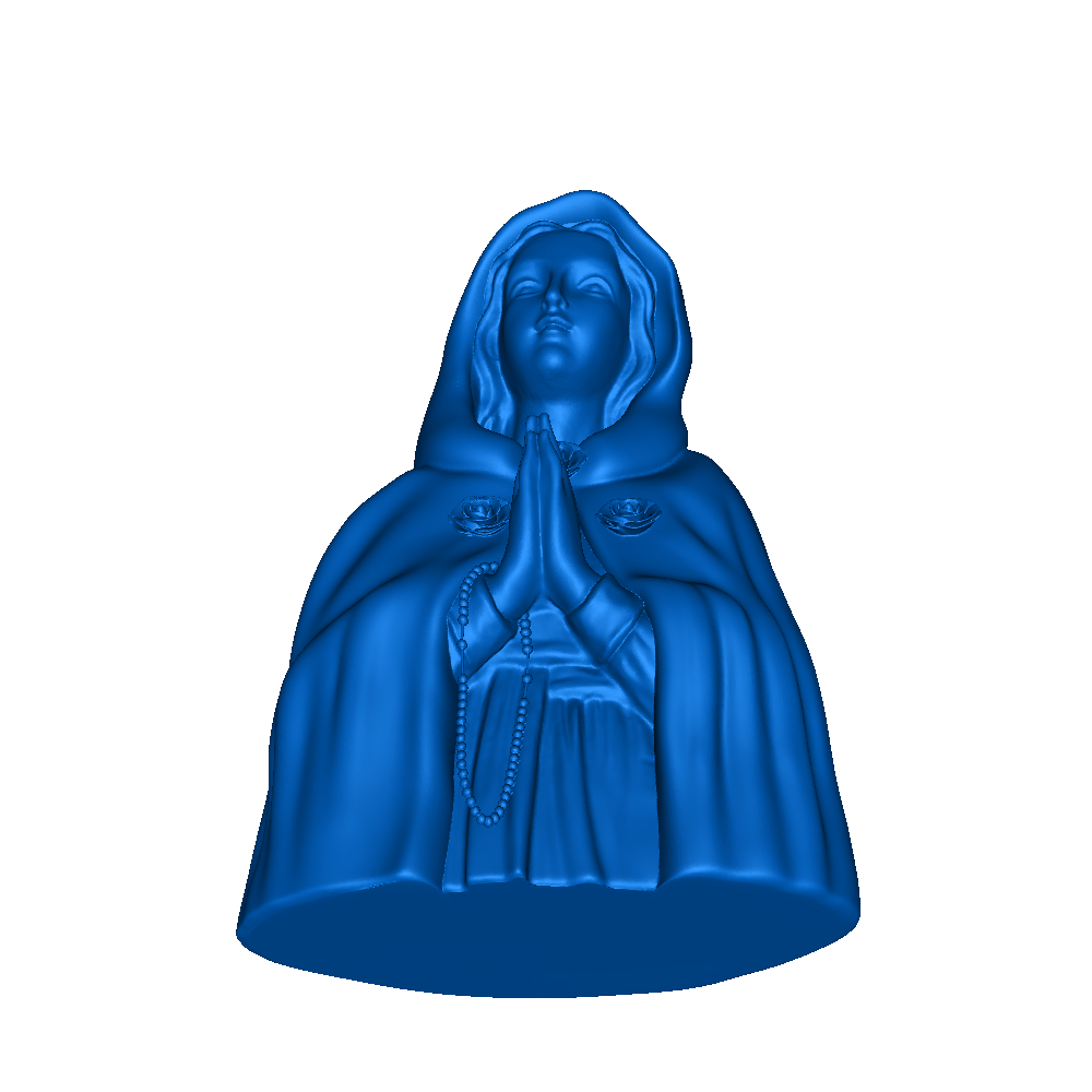 Free Sculptures & Artworks STL Download - Mary halfby sheZombie