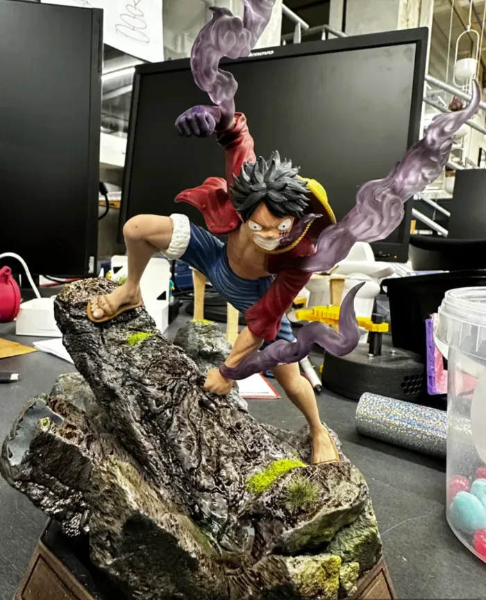 Characters & Creatures STL Download - Luffy One Piece 3d Modelby DEETCH