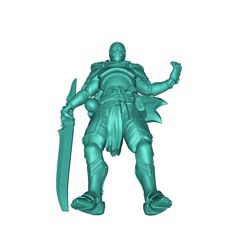 Free Characters & Creatures STL Download - Warforged by Yetiman