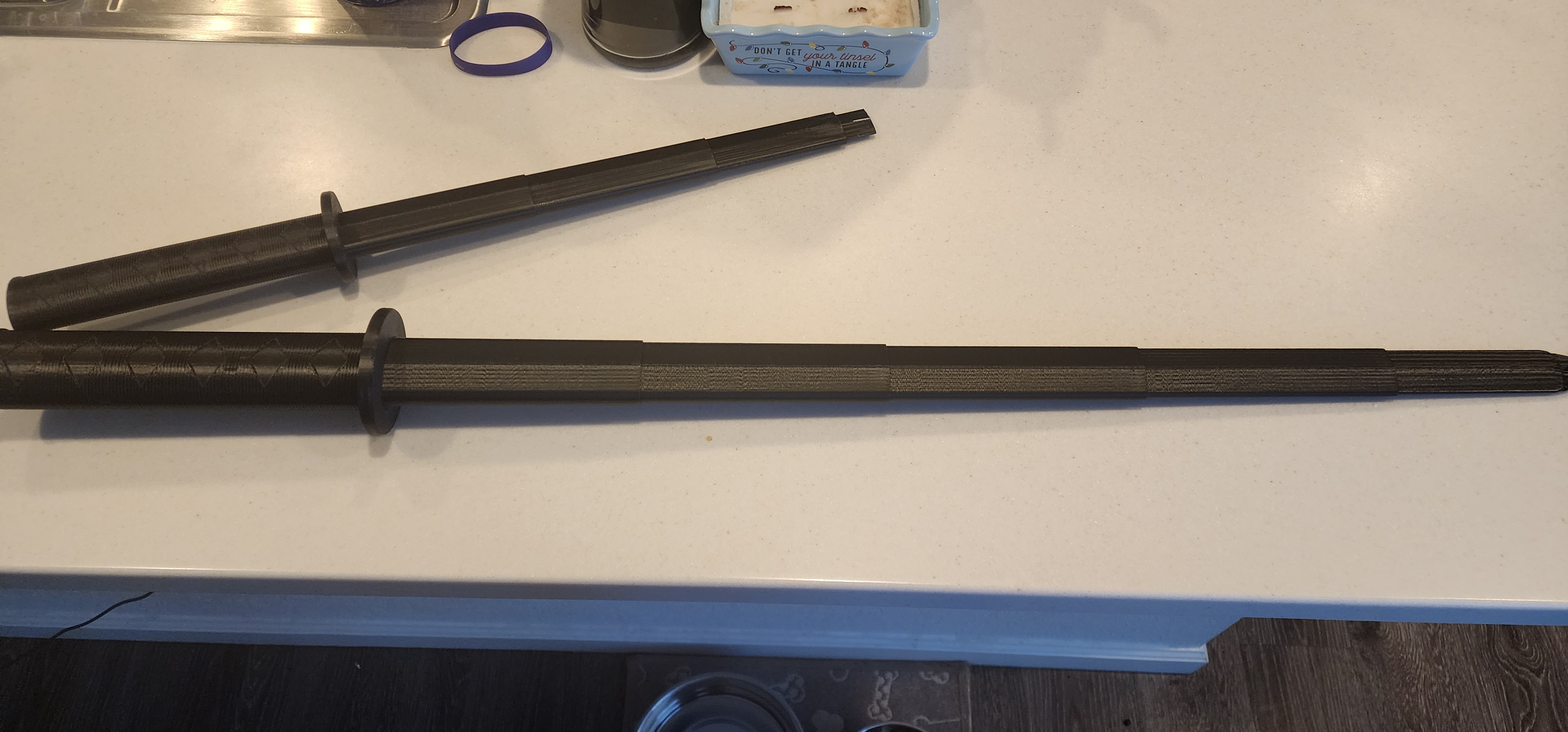 Fun Katana to build, first one I tried it was hard to get it to extend ...