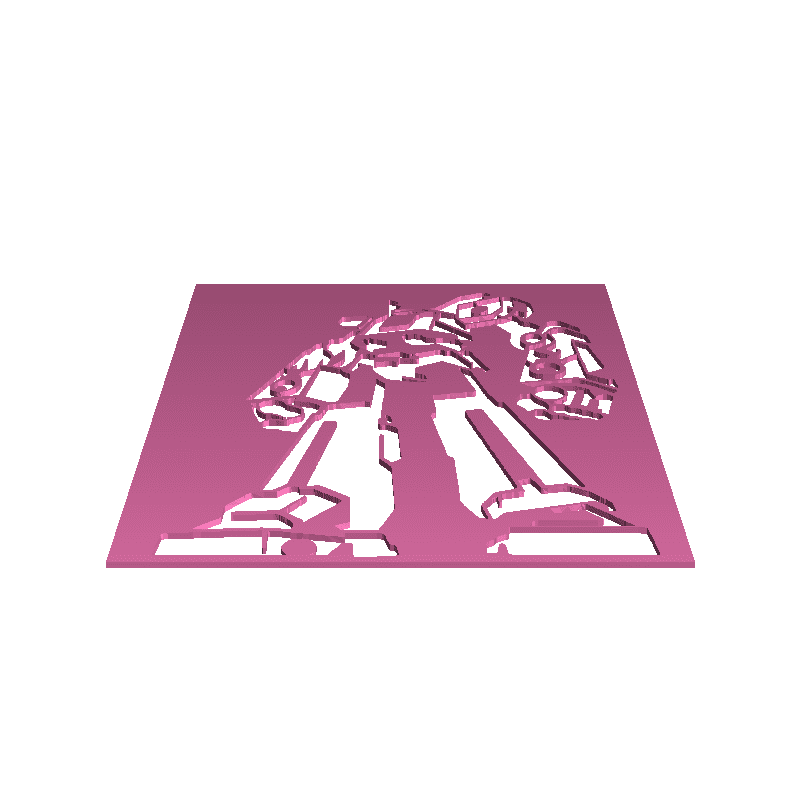 Megas XLR stencil | 3D models download | Creality Cloud