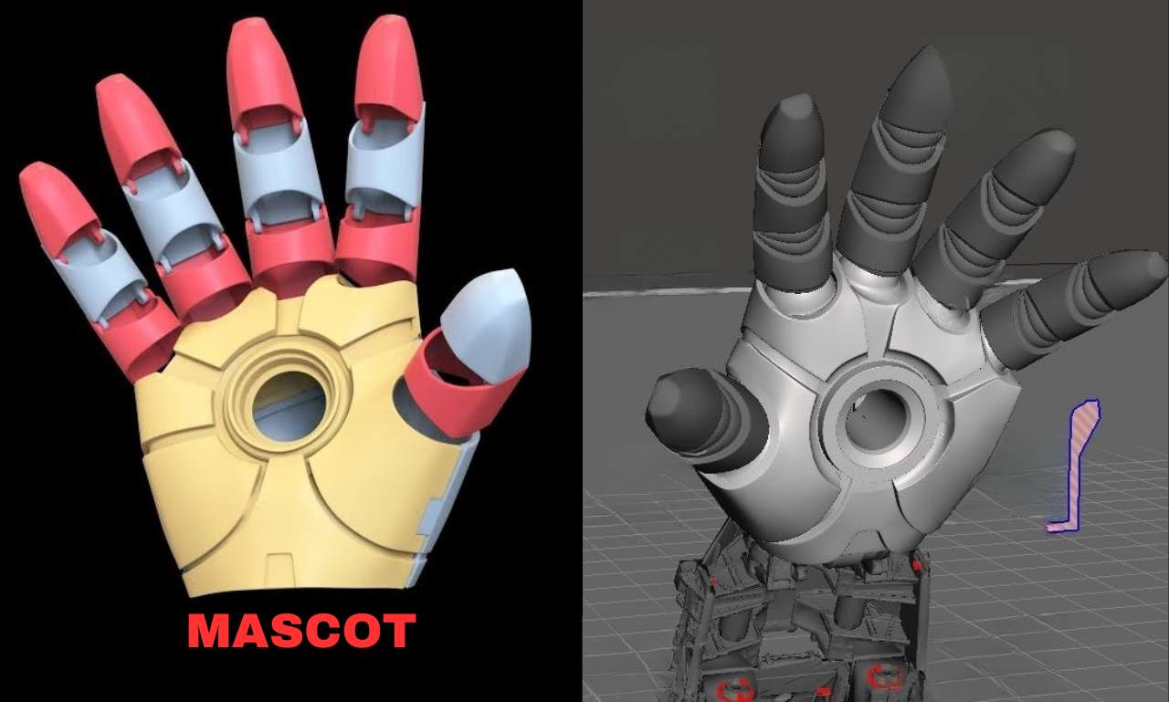 Ironman gauntlet. Marvel. Hero. Avengers. | 3D models download ...