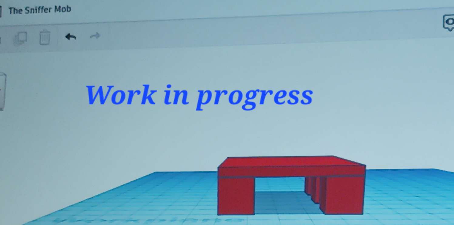 Currently I am working on a sniffer 3d model since haha there is no 3d ...