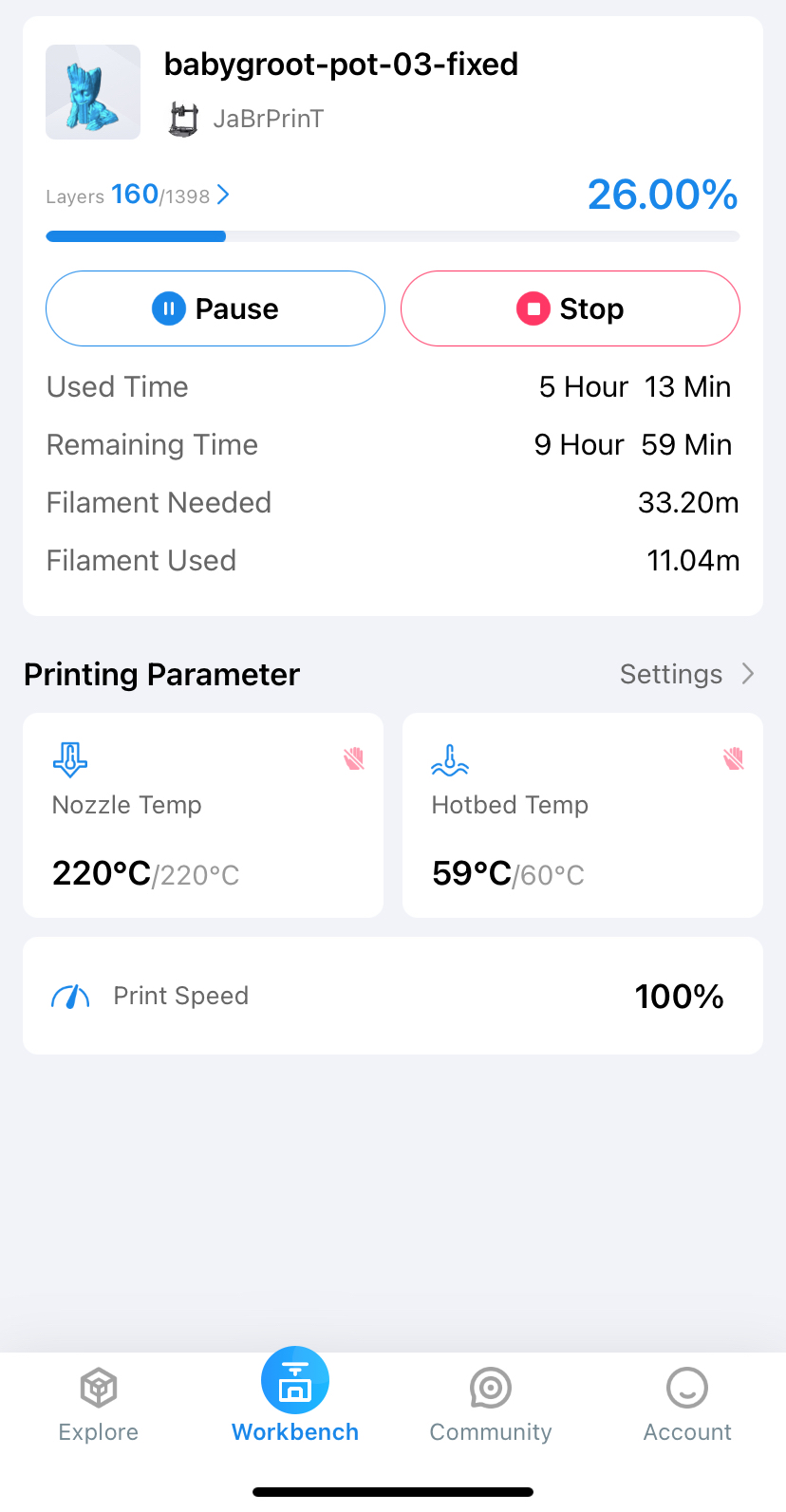 Please, how can i change the print speed? | Creality Cloud